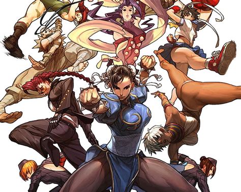 Online Crop Hd Wallpaper Gen Ibuki Yuri El Fuerte Cammy Crimson Viper Fighters Games