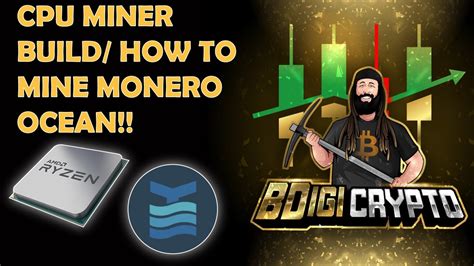 CPU Miner Build How To Mine With Monero Ocean YouTube