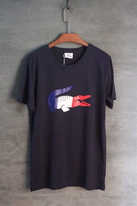 2014春夏 Live 法国鳄鱼 Lacoste 鳄鱼印花款 修身短袖 休闲t恤男九九潮店