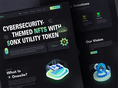 Cybersecurity Landing Page Behance