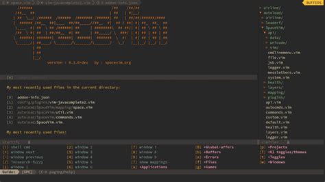 Spacevim Like Spacemacs But For Vim Dev Env And Tools Elixir