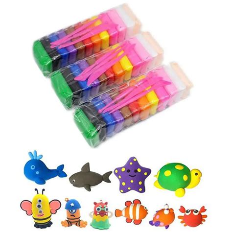 خمیر کلی 12 رنگ خارجی خمیر مجسمه سازی سبک خرید عمده خمیر کلی 12 رنگ خارجی خمیر مجسمه سازی