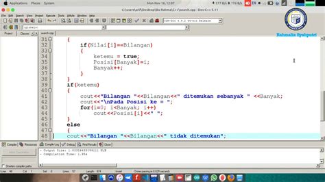 video program sequential search cpp youtube