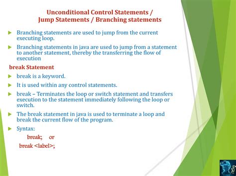 Control Statements In Java Pptx