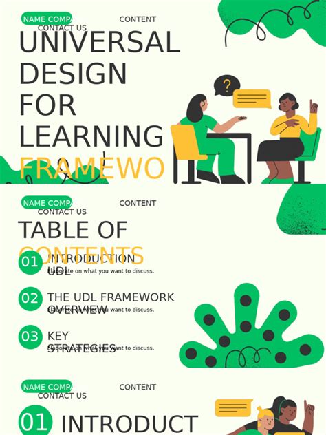 Universal Design For Learning Framework Pdf
