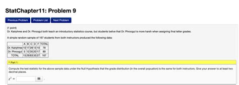 Solved Statchapter 11 Problem 6 Previous Problem Problem