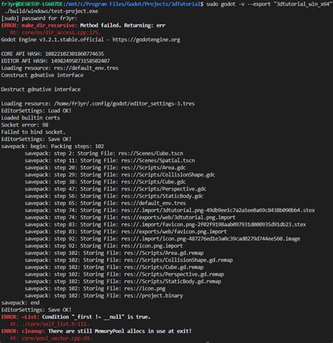 Weird Errors Around List Allocations When Exporting Server Build Via