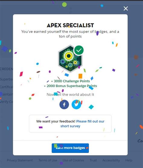 Superbadge Trailhead Apexspecialist Trailblazer Salesforcedeveloper Developersuperset