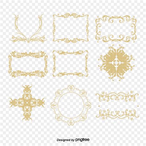 고전 무늬 테두리를 벡터 소재 전통 문양 일러스트 전통문양 유럽 식 인테리어 무늬 레이스 전통 문양 Png 일러스트 및 Psd 이미지 무료 다운로드 Pngtree