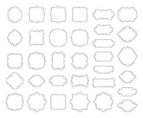 Premium Vector Borders And Frames Collection