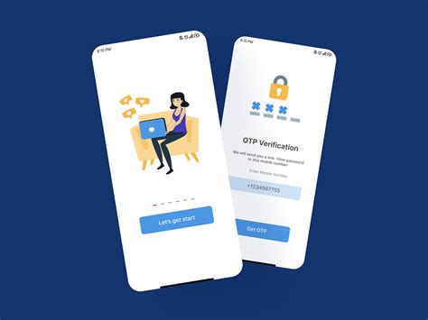 Otp Verification Phone Screen On Behance