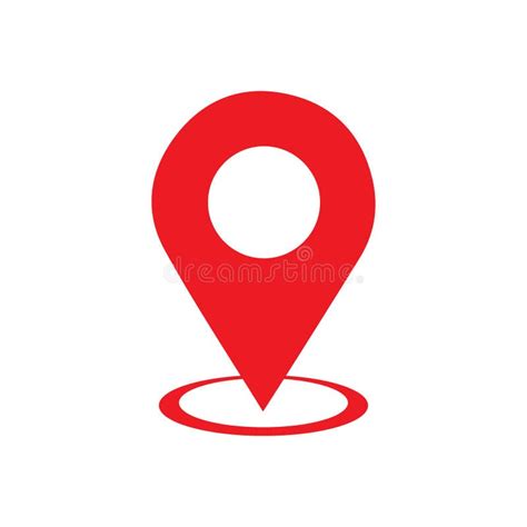 Map Pointer Map Pin Map Icon Arrow Pin Compass Location Stock Vector Illustration Of