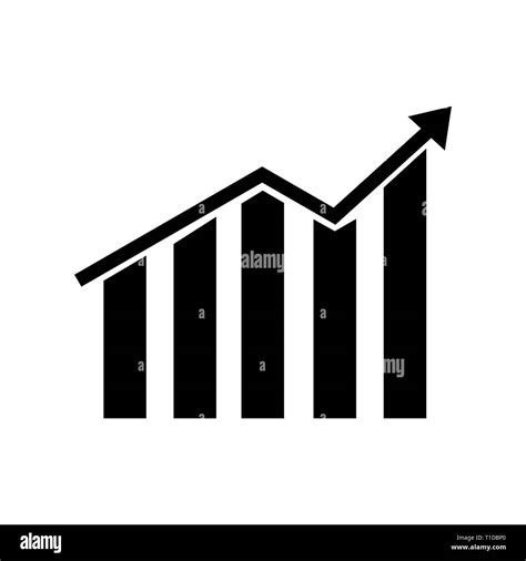 Growth Bar Chart Icon Stock Vector Image And Art Alamy