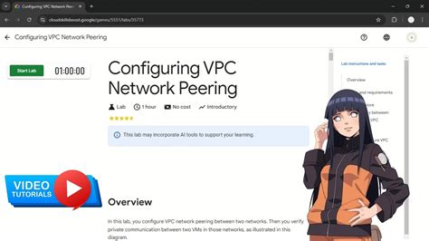 Configuring Vpc Network Peering Qwiklabs Coursera Youtube