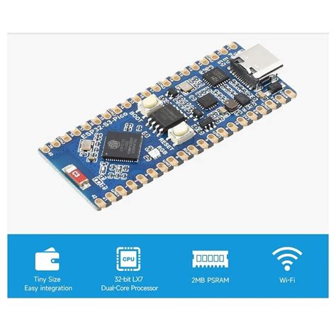 ESP S Pico Microcontroller GHz Bluetooth WiFi Development Board Wireless Communication