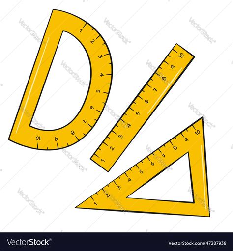 Geometry Set Royalty Free Vector Image Vectorstock