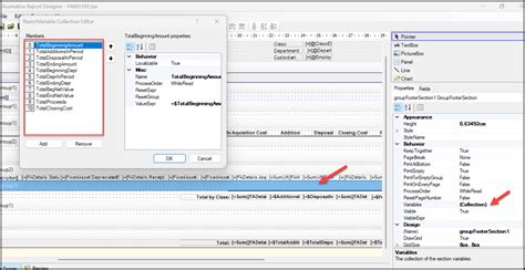 Fixed Asset Report Fields Community