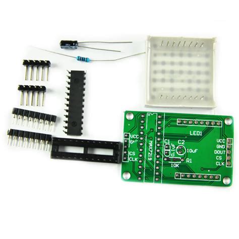 Max7219 Dot Matrix Module Led Display Diy Kit Scm Control Module For Arduino Pi Buy Dot Matrix