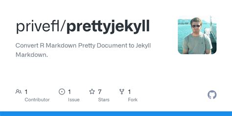 Github Priveflprettyjekyll Convert R Markdown Pretty Document To