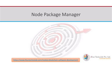 An Introduction Of Node Package Manager Npm Pdf Operating Systems