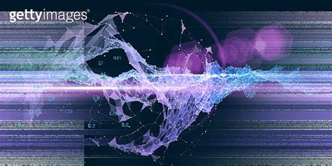 Abstract Polygonal Analyze Algorithm Artificial Intelligence Data Quantum Computing Concept