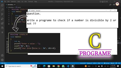 check number is divisible by 2 or not c programming 59code sonu
