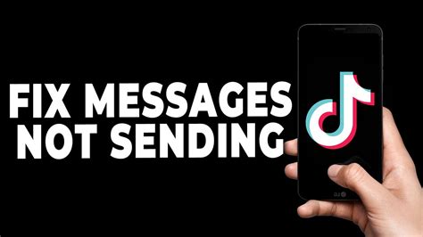 How To Fix TikTok Messages Not Sending YouTube