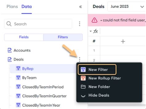 Get Started With Data Filters Salesforce Trailhead