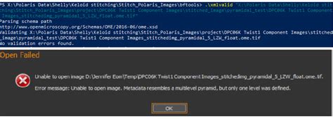 Pyramidal File Written Using Tiffwriter In Python Not Recognised By