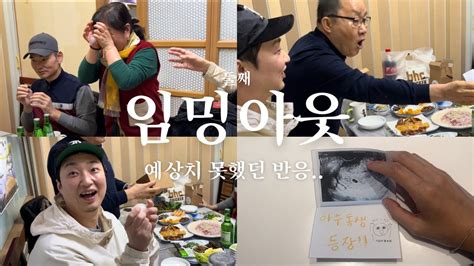 임신육아vlog 둘째라 별 기대 안했는데 또 시끄러움 주의 임밍아웃 Youtube