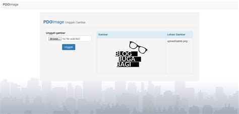 source code php aplikasi upload gambar sederhana dengan pdo