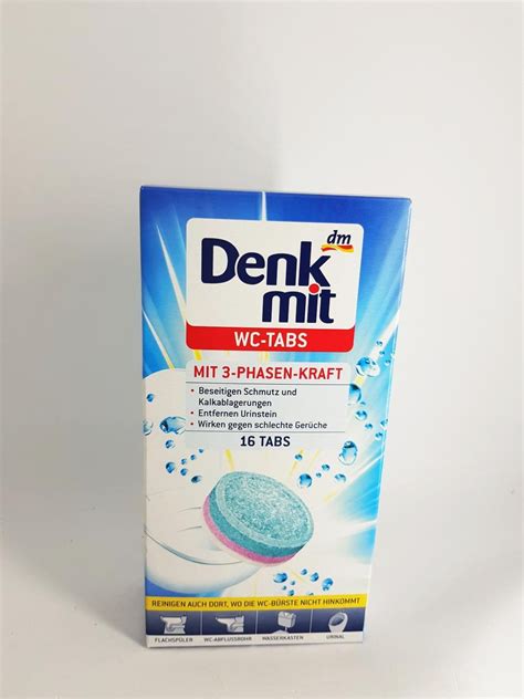 Denkmit Wc Reiniger Tabs 馬桶强效去污抑菌發泡錠 16入 德國代購 Matina Deguo Quality