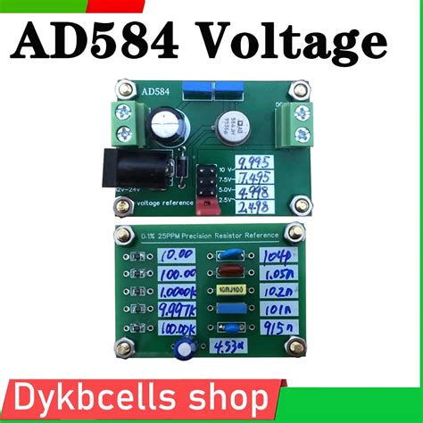 10V Calibration AD584 Reference Voltage Source Calibration Resistor Capacitor Board FOR