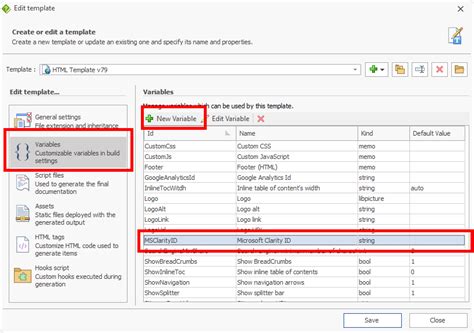 How Can I Configure My Helpndoc Html Build To Use Microsoft Clarity Stack Overflow