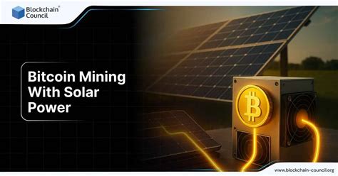 Bitcoin Mining With Solar Power Blockchain Council