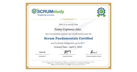 I Passed The Scrum Fundamentals Certified Certification Exam