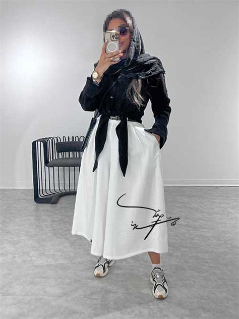 دامن شلواری خنک تابستانه دامن شلواری کوتاه مزون نوشین درویش