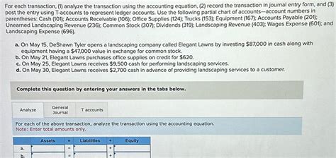 [answered] For Each Transaction 1 Analyze The Transaction Using The Kunduz