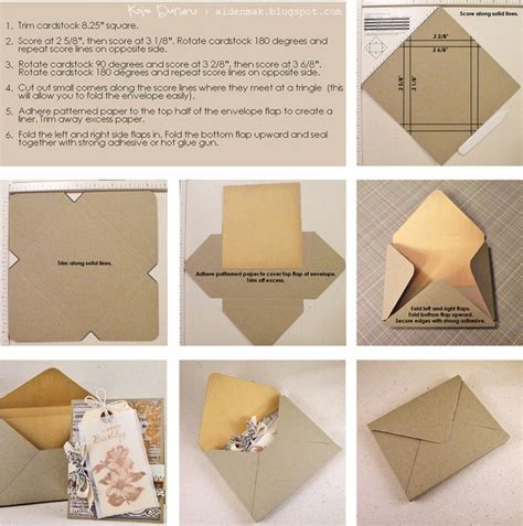 Origami Envelope With Gold Foil
