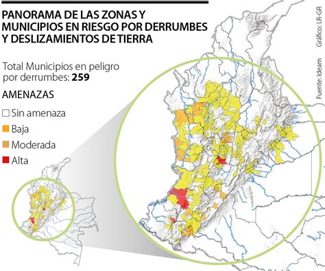 Más De 250 Municipios Están Bajo Amenaza Por Derrumbes De Tierra Tras