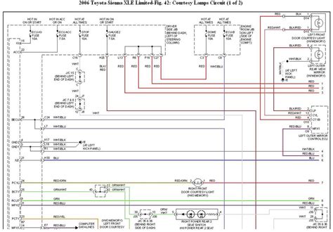 Wiring Diagram For The 2006 Toyota Sienna