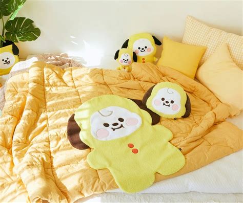 Bt21 Yellow Chimmy Bedroom Aesthetic Cute Bedroom Decor Yellow Room