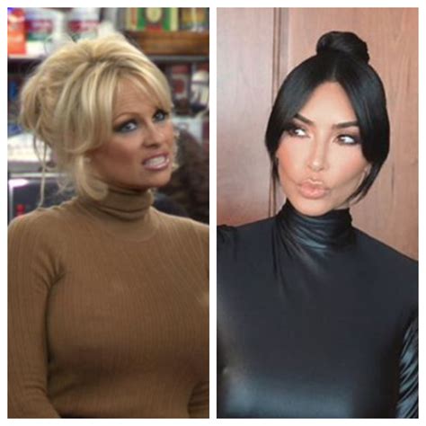 Pamela Anderson Responds To Kim Kardashians Halloween Costume Gossie