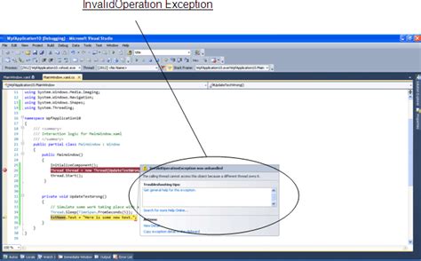 Wpf Updating Ui From Background Thread