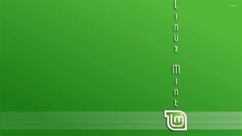 download operating system vertical linux mint with logo wallpaper