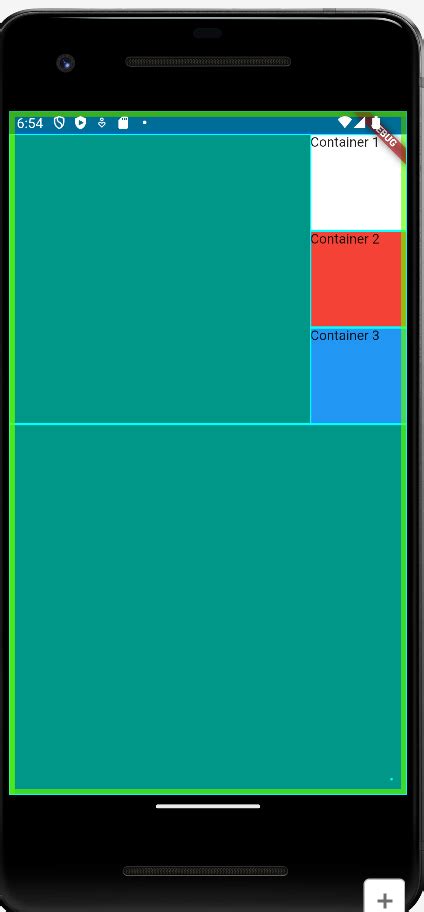 Flutter Container And Column Widget