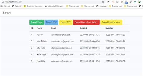 Export Excel Using Maatwebsiteexcel In Laravel 58