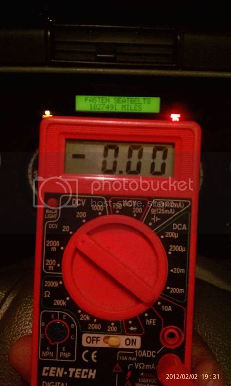 Multi Meter To Test Rev Counter Accuracy Xweb Forums