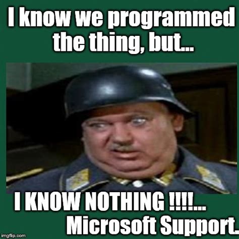 Microsoft Tech Support Meme