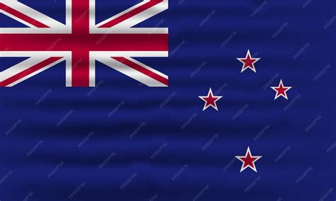 Premium Vector New Zealand National Flag Design Flag Of New Zealand